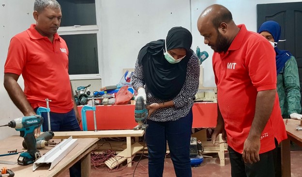 Empowering Maldives Women in Woodworking and Furniture Carpentry - TVET ...