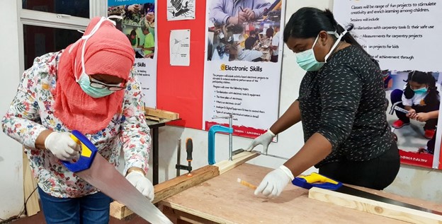 Empowering Maldives Women in Woodworking and Furniture Carpentry - TVET ...